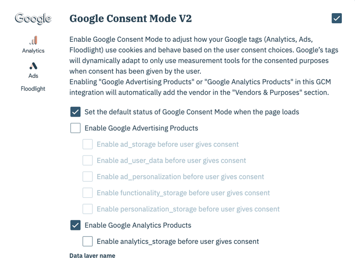 How to check your Google Consent Mode v2 advanced implementation on web?