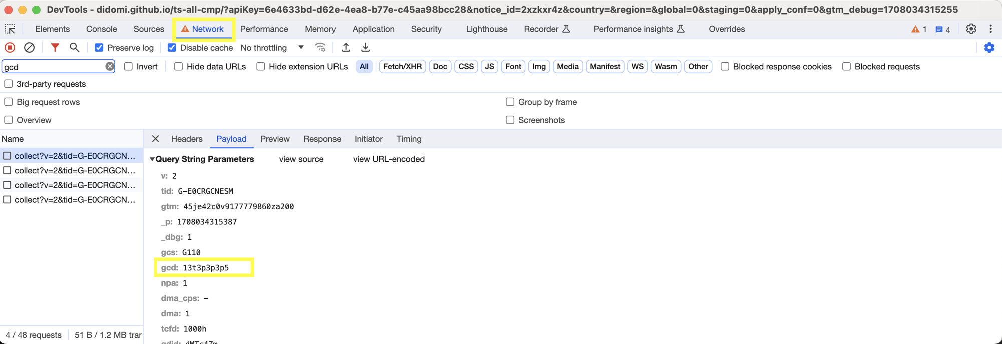 How to check your Google Consent Mode v2 advanced implementation on web?