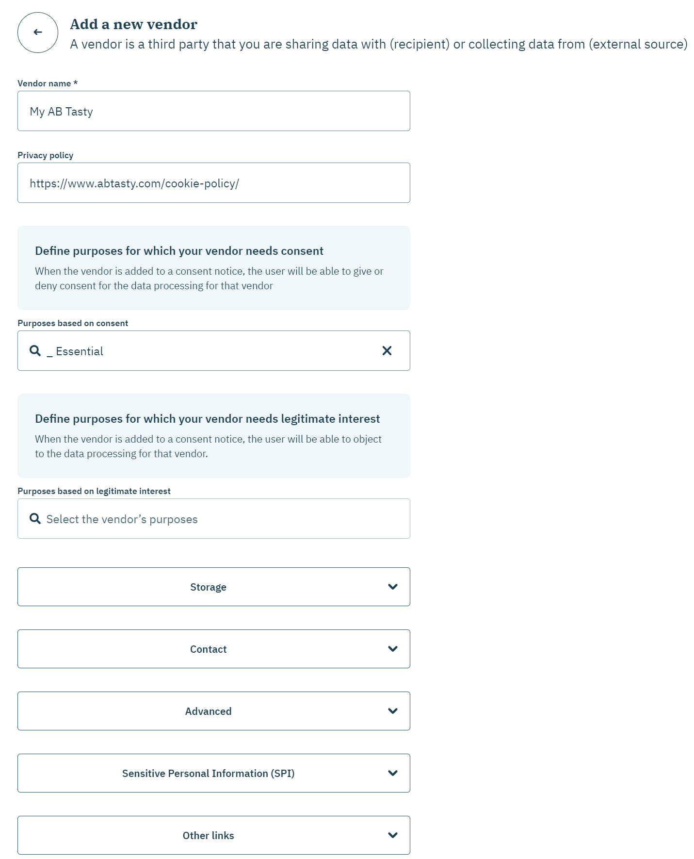 Set up the AB Tasty integration with Didomi