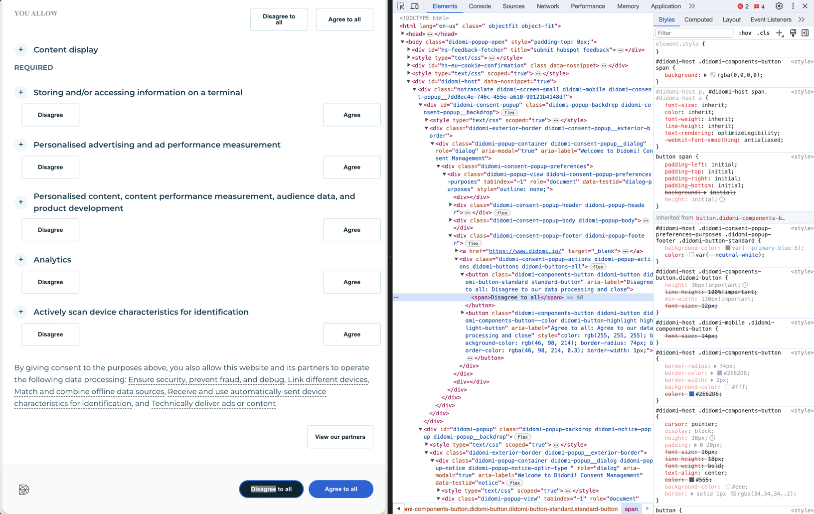 Configuring custom actions - API